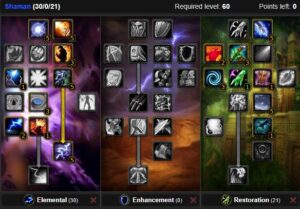 Complete WoW Classic Shaman Talent Tree for All Specs