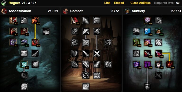 WoW Classic Rogue Talent Builds Guide - Best for PvE & PvP